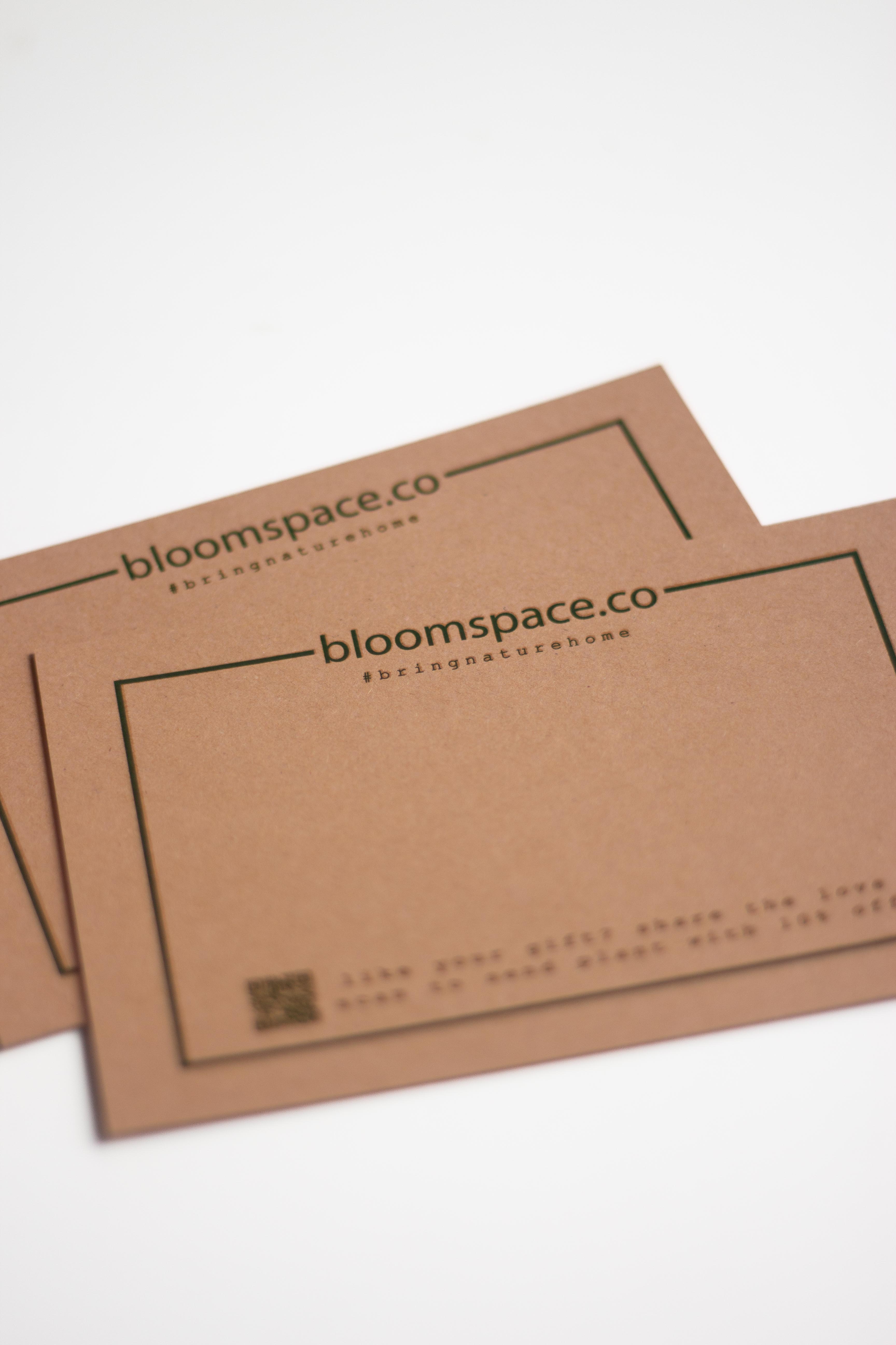 Message Card – Bloomspace